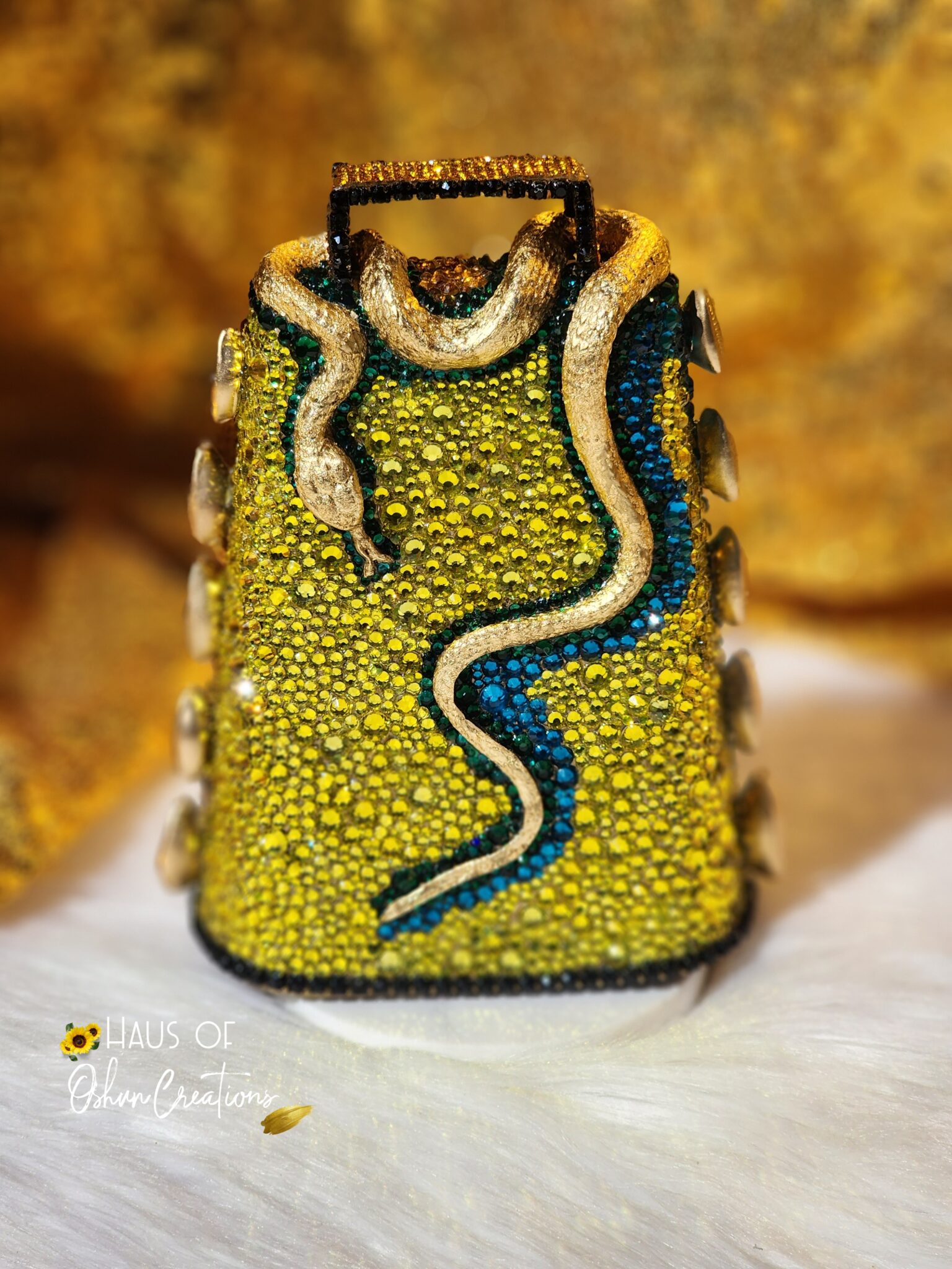 Oshun Ibu Yumu Inspired Cowbell – Haus of Oshun Creations