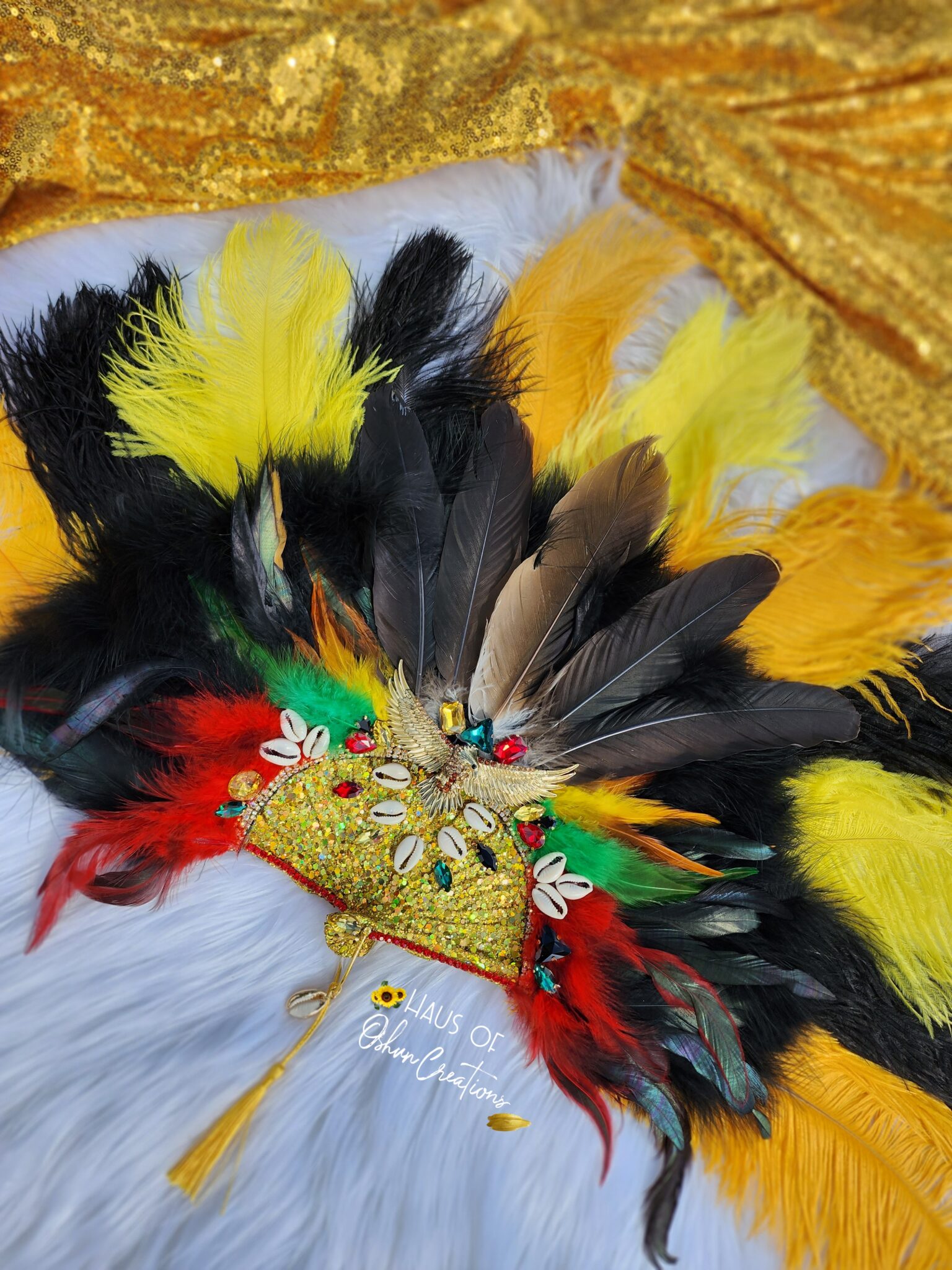 Oshun Ibu Kole Inspired Hand Fan – Haus of Oshun Creations