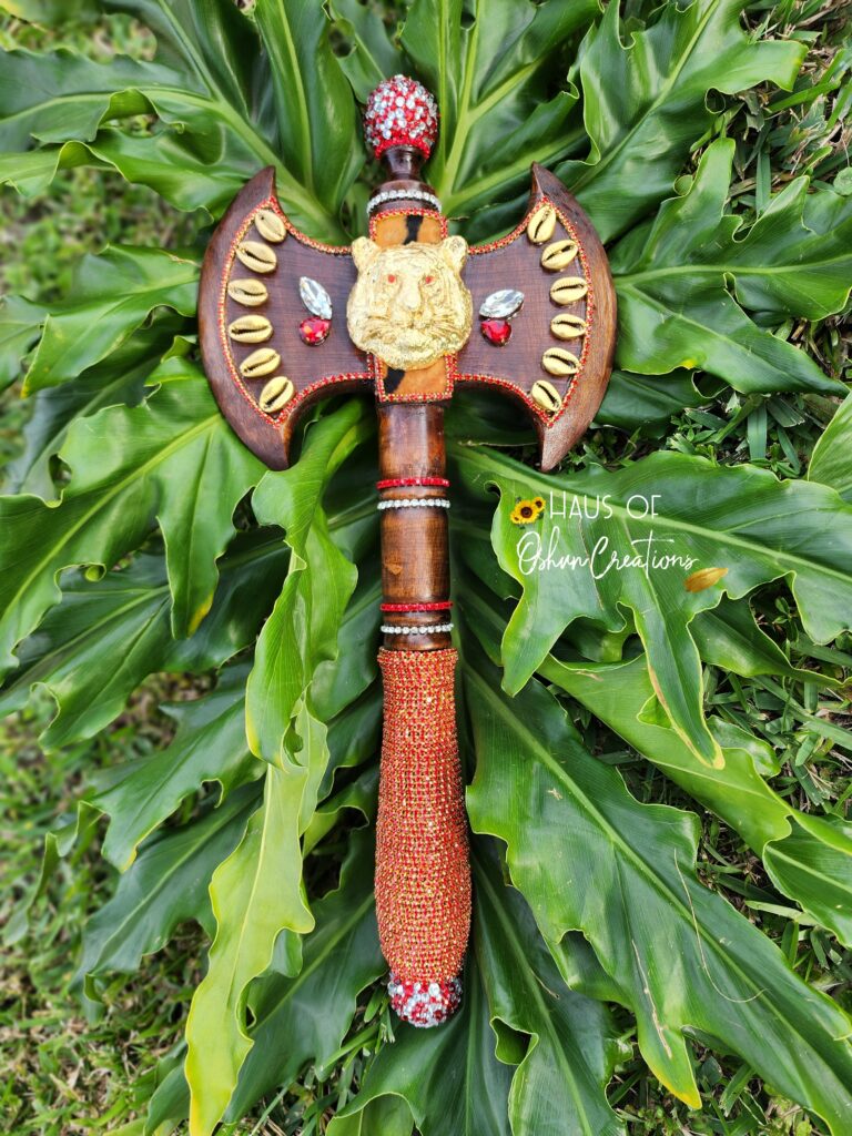 Shango Inspired Tiger Wood Axe – Haus of Oshun Creations